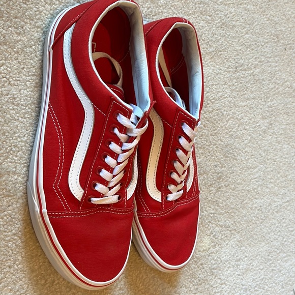 Vans | Shoes | Vans Old Skool Red | Poshmark